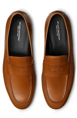 STUART WEITZMAN Banks Penny Loafer - Cognac