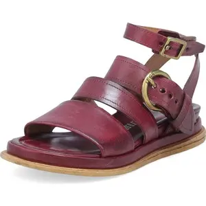 A.S.98 Stiles Ankle Strap Sandal - Ruby