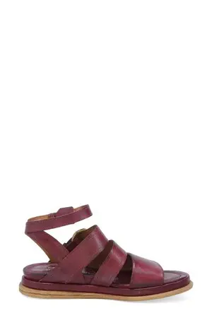 A.S.98 Stiles Ankle Strap Sandal - Ruby
