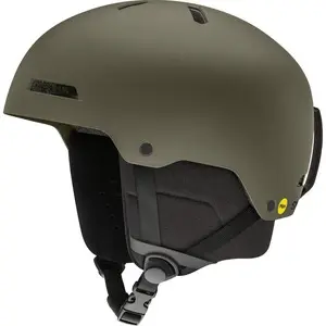 SMITH Round Contour Fit Snow Helmet With Mips - Matte Fatigue Green