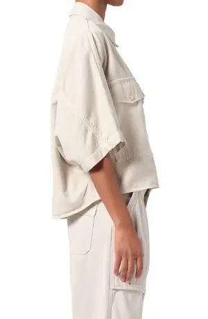 AGOLDE Taron Denim Shirt - Scone