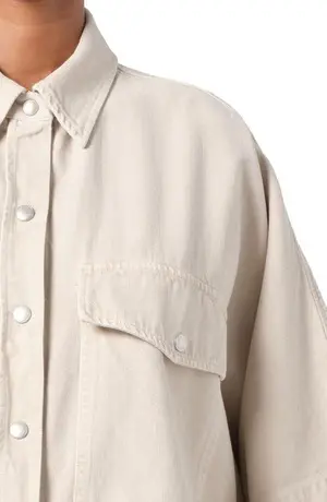 AGOLDE Taron Denim Shirt - Scone