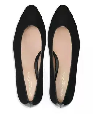GIANVITO ROSSI Amelia Ballerinas - Black