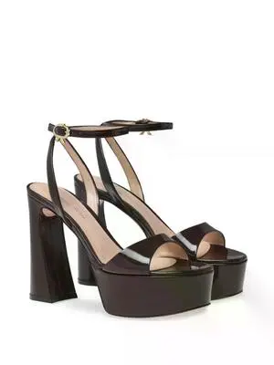 GIANVITO ROSSI Nancy Platform Sandals - Red