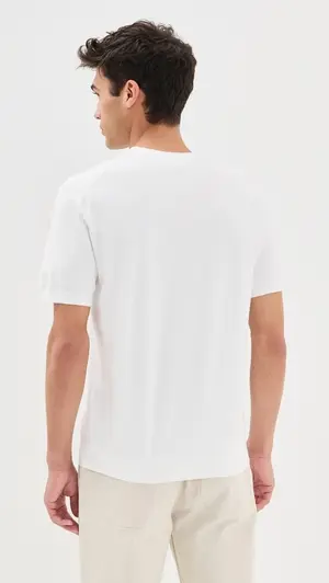 Theory Light Bilen Knit Soris Tee - White