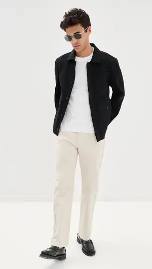 Theory Light Bilen Knit Soris Tee - White
