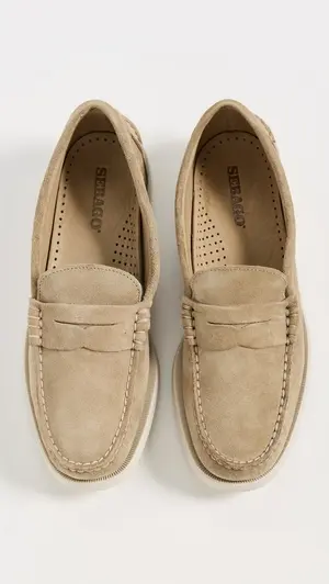 SEBAGO Dan Boat Shoes - Beige Camel
