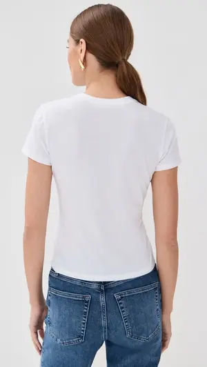 FRAME The Baby Tee - White