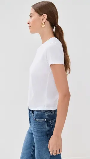 FRAME The Baby Tee - White