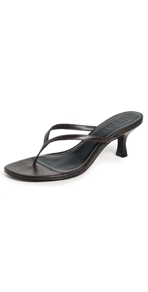 Staud Freja Kitten Heel Thong Sandals