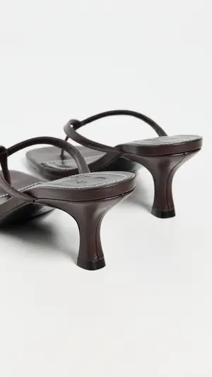 Staud Freja Kitten Heel Thong Sandals