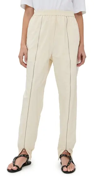 Tibi Nylon Zipper Joggers