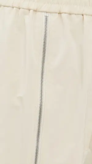 Tibi Nylon Zipper Joggers