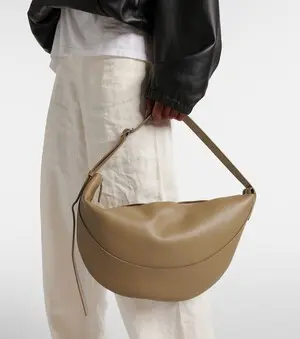 THE ROW Jouve Small Leather Shoulder Bag