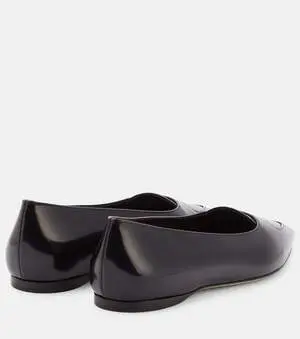 THE ROW Viv Leather Ballet Flats
