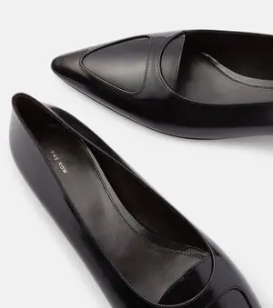 THE ROW Viv Leather Ballet Flats