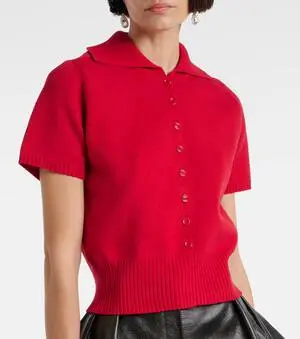Magda Butrym Cropped Cotton-blend Sweater