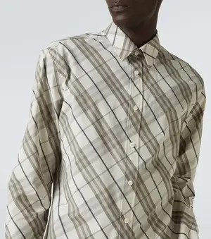 Burberry Check Cotton Overshirt
