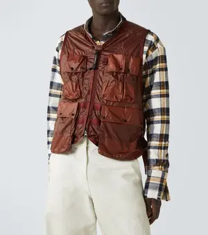 C.P. COMPANY Cs Ii Logo Technical Vest - Brown