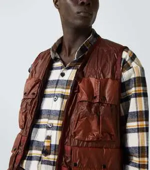 C.P. COMPANY Cs Ii Logo Technical Vest - Brown