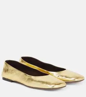 The Row Gold Tone Shoes For Women