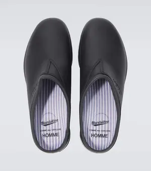 Comme Des Garçons Leather Mules