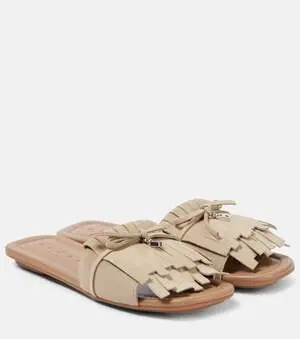 Hogan Fringe Sandals For Women