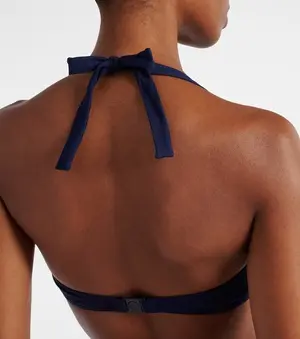 ERES Navire Embellished Bikini Top - Blue