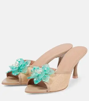 MALONE SOULIERS Cyd 70 Embellished Mules