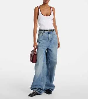 Gucci Low-rise Barrel-leg Jeans