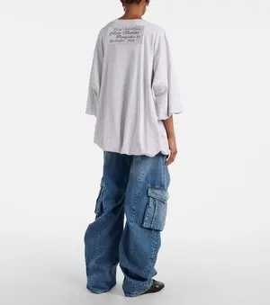 Acne Studios Cotton Jersey Top - Grey
