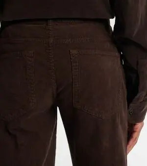 THE ROW Carlyl Straight Pants - Brown