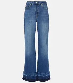Ag Grand Street Wide-leg Jeans - Blue