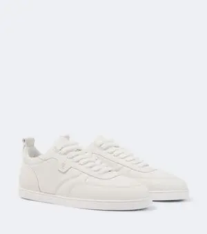 CHRISTIAN LOUBOUTIN Tutti Rui Leather Low-top Sneakers - White