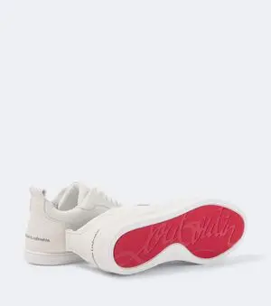CHRISTIAN LOUBOUTIN Tutti Rui Leather Low-top Sneakers