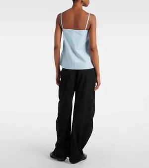 Acne Studios Bow-detail Cotton Top