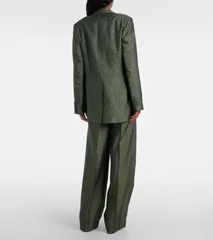 Dries Van Noten Striped Blazer