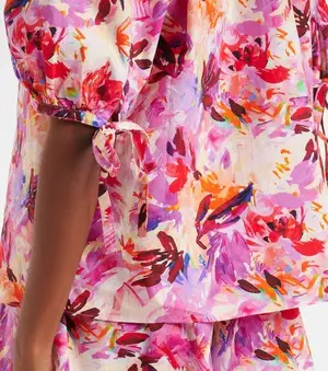 Ulla Johnson Vienne Floral Cotton Blouse - Multicoloured
