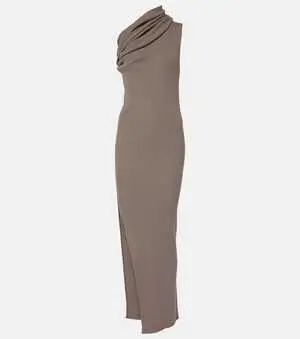 Rick Owens One-shoulder Maxi Dress - Brown
