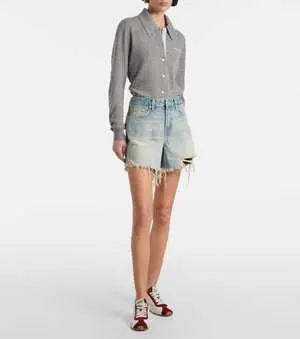 7 For All Mankind Monroe Denim Shorts