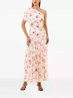 NICHOLAS Gaia One-shoulder Midi Dress - White