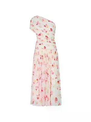 NICHOLAS Gaia One-shoulder Midi Dress - White