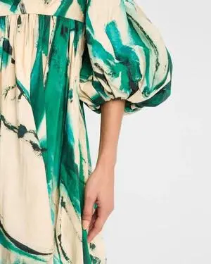 Ulla Johnson X Lee Krasner Hartigan Portrait Mini Dress