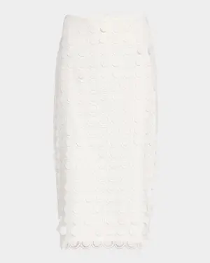 Trina Turk Dita Paillette Midi Skirt