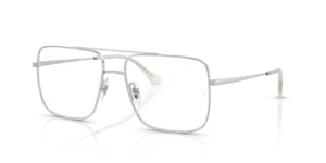 Ray-ban Square Frame Eyeglasses - Silver