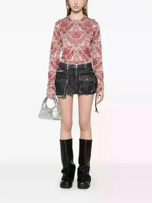 Rabanne Paisley-jacquard Top