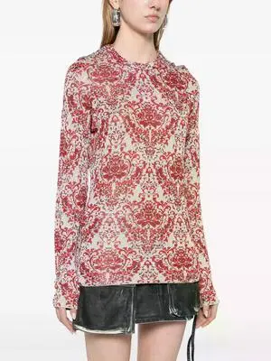 Rabanne Paisley-jacquard Top