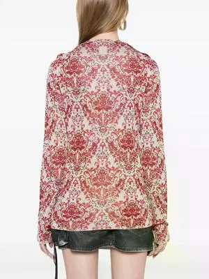 Rabanne Paisley-jacquard Top