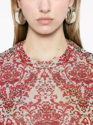 Rabanne Paisley-jacquard Top