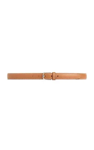 TOTEME Slim Leather Belt - Brown